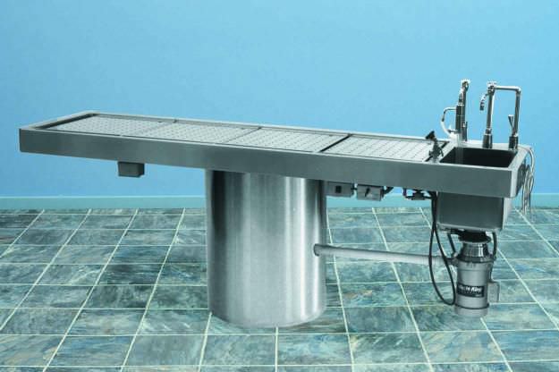 Health Management and Leadership Portal | Autopsy table / with suction ...